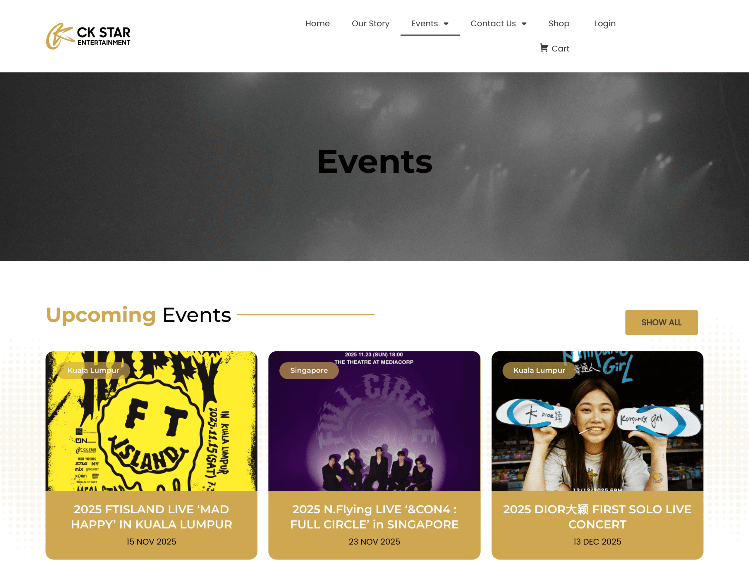 CK Star Entertainment | Web Design Singapore | Digital Marketing Services